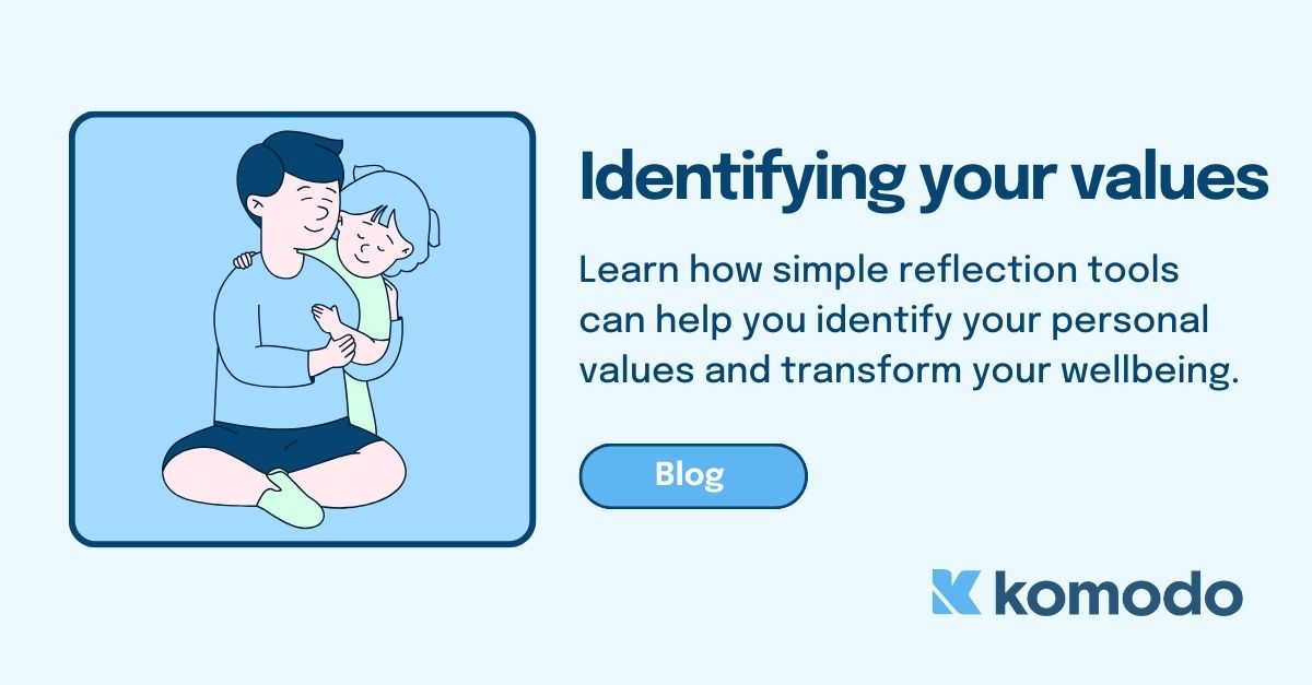 Identifying your values | Komodo Wellbeing
